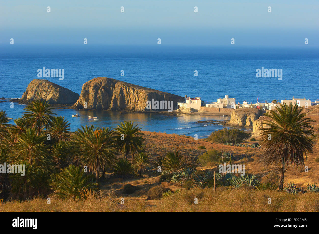 Isleta del Moro, Cabo de Gata, Biosphere Reserve, fishing village, Cabo ...