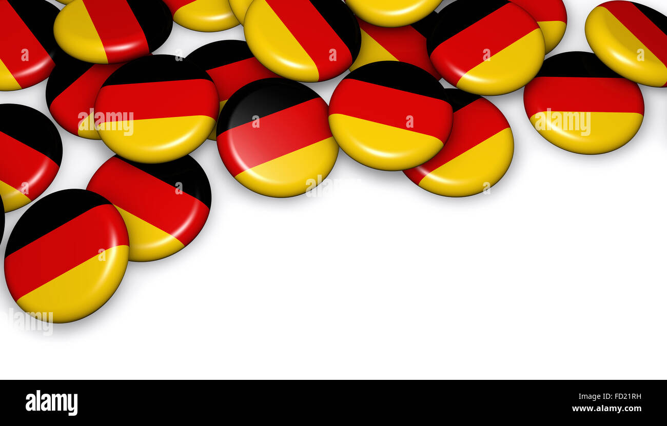 Germany flag on badges background image for German national day events ...