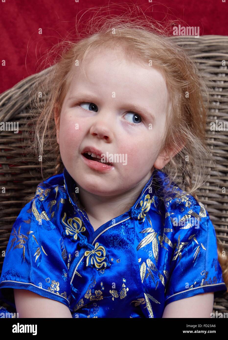 Annoyed Baby Girl Face