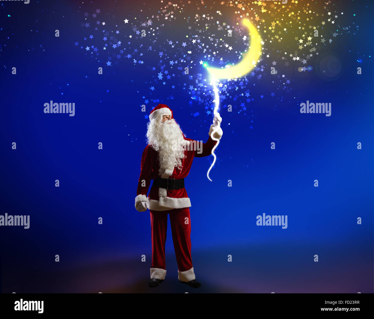 Santa in balloon hi-res stock photography and images - Alamy