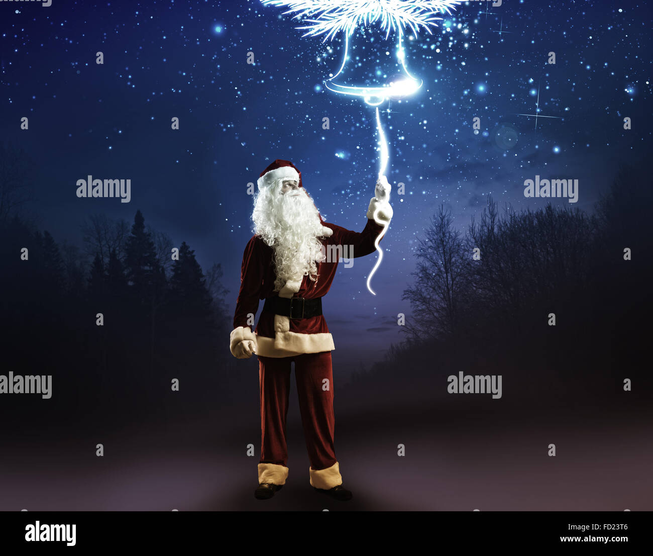Jolly father christmas head hi-res stock photography and images - Alamy