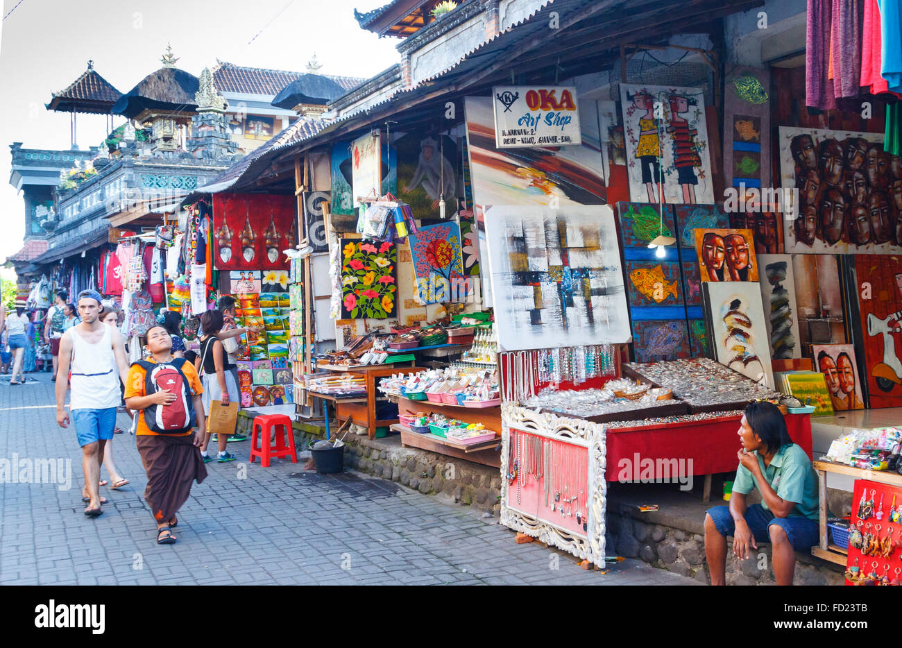 Street and shops Stock Photo - Alamy