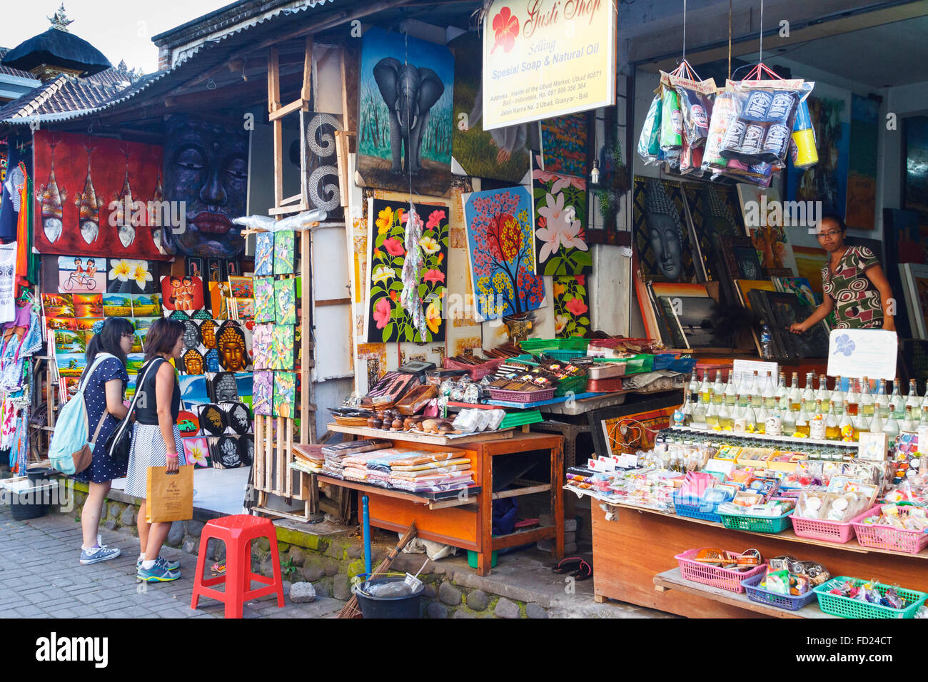 Street and shops Stock Photo - Alamy