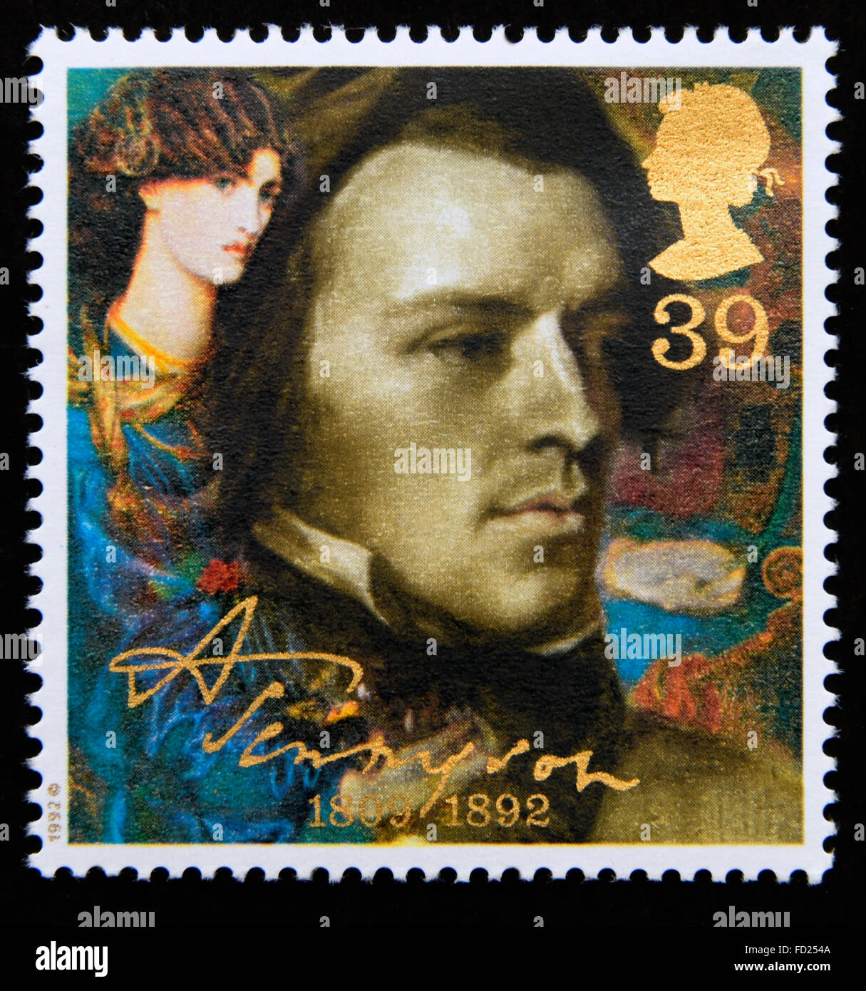 Young Alfred Lord Tennyson