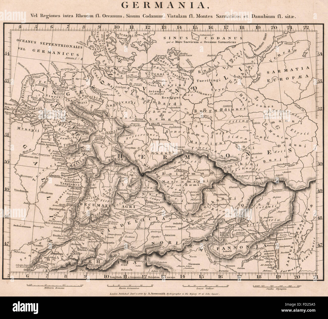 Ancient Germania Map High Resolution Stock Photography and Images - Alamy
