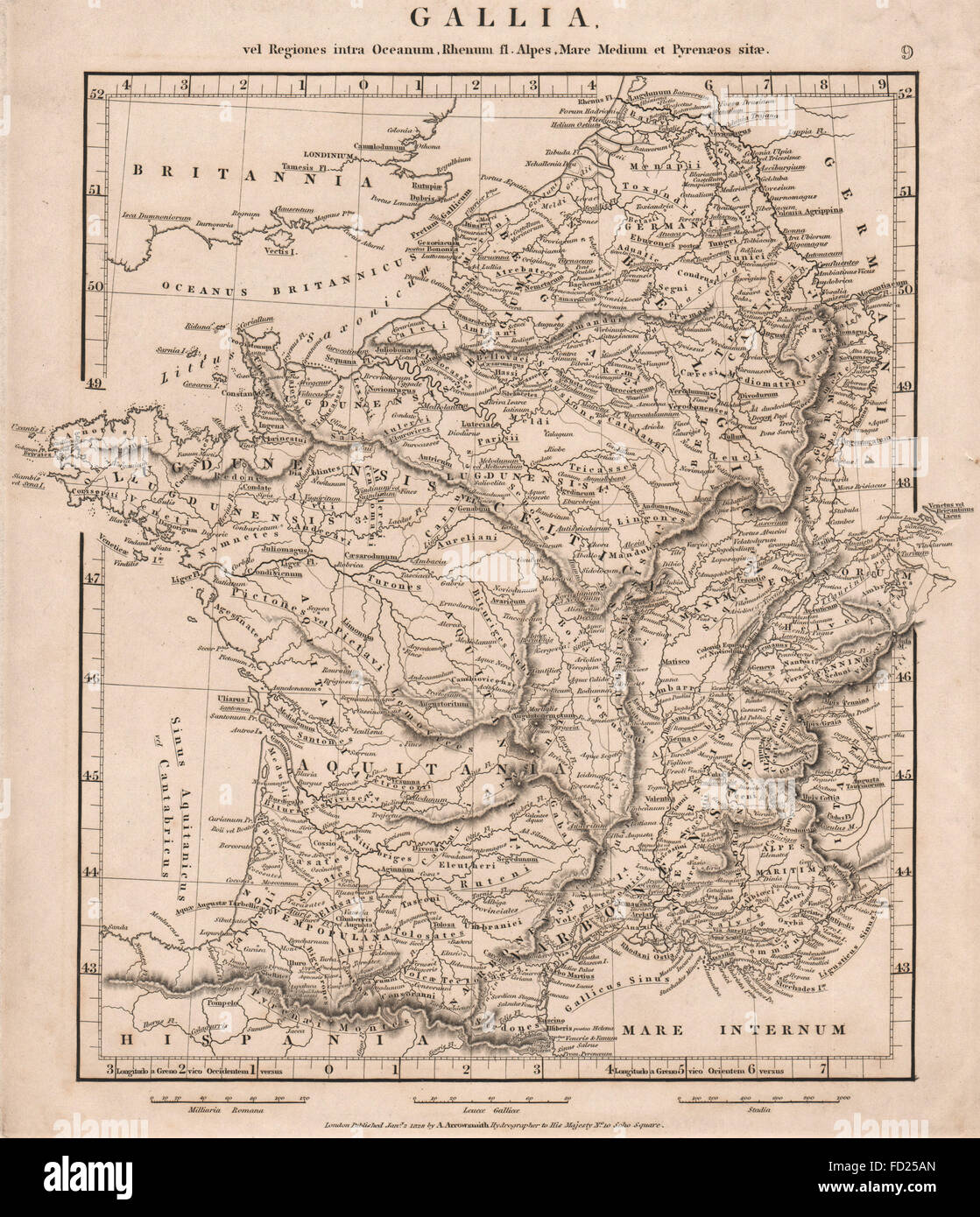 Ancient roman map of london hi-res stock photography and images - Alamy