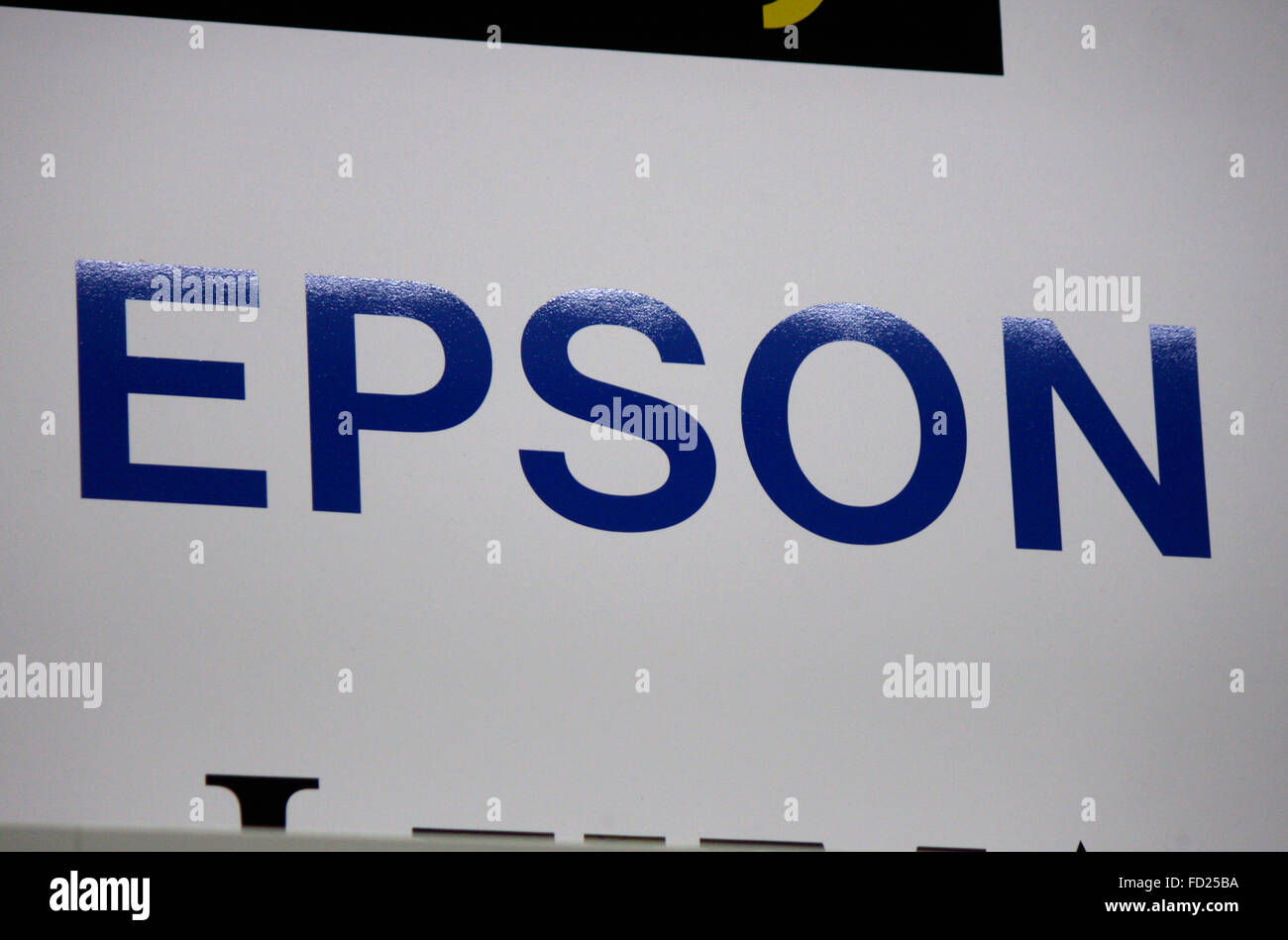 Epson Logo Vector Epson Logo Black And White Stock Photos & Images