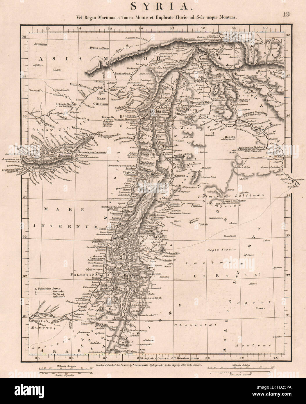 Map of syria hi-res stock photography and images - Alamy