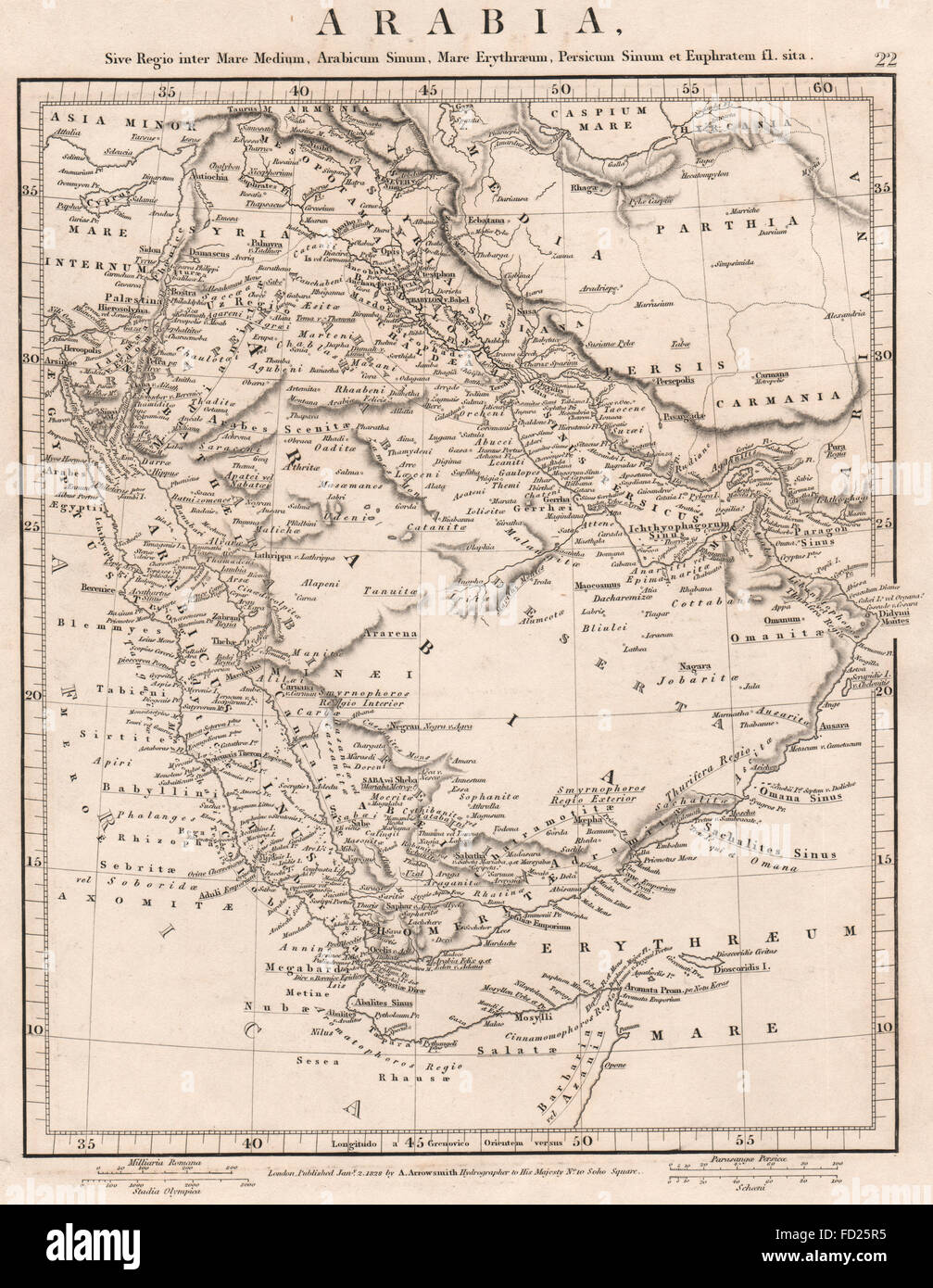 Ancient arabia map hi-res stock photography and images - Alamy