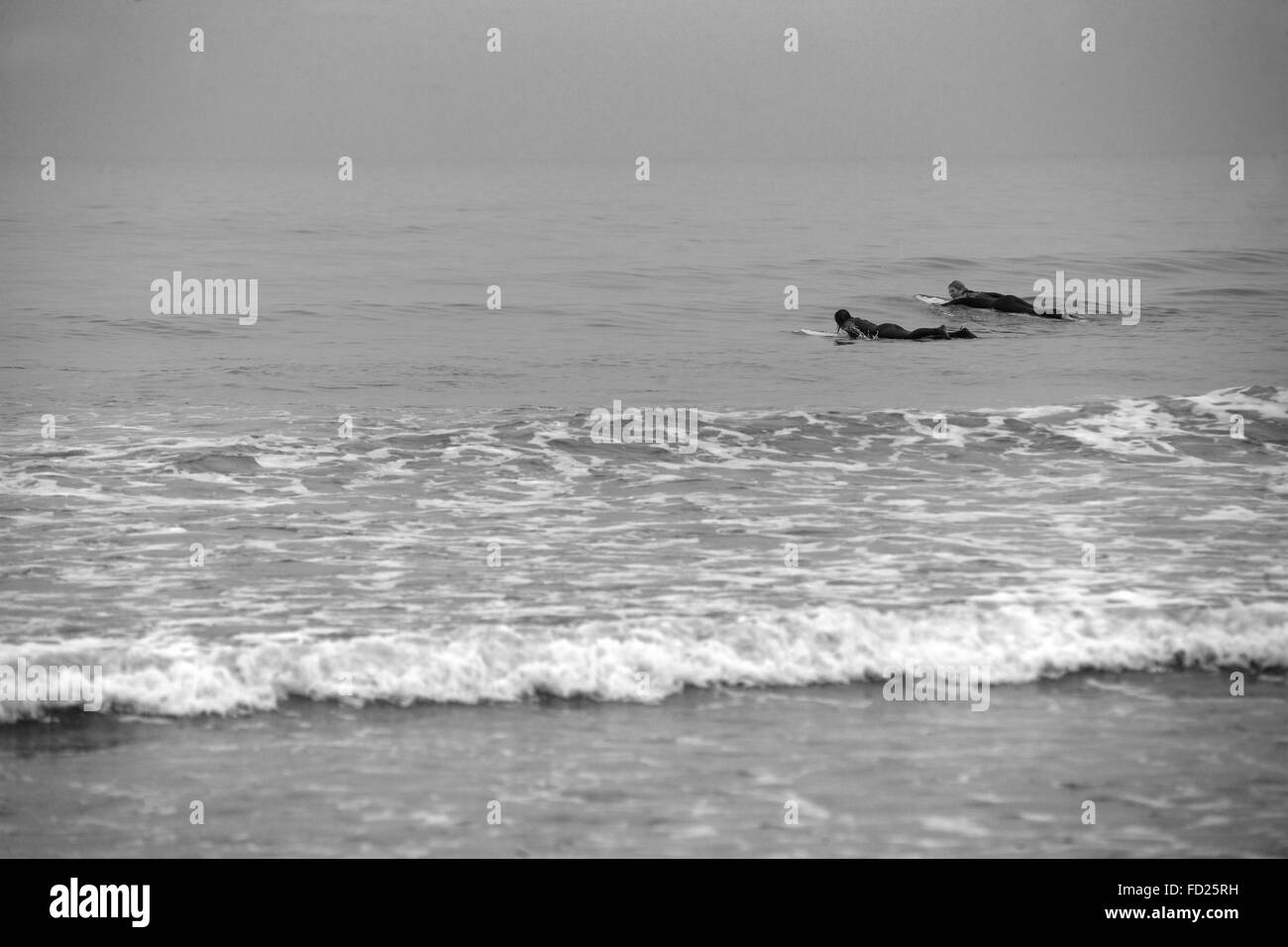 Surfing, Saltburn by the sea Stock Photo - Alamy