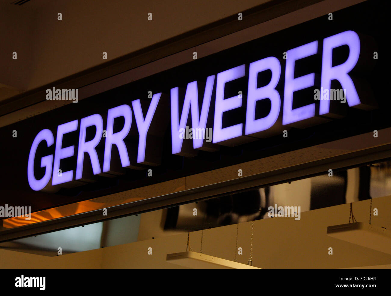 Markenname: "Gerry Weber", Berlin Stock Photo - Alamy