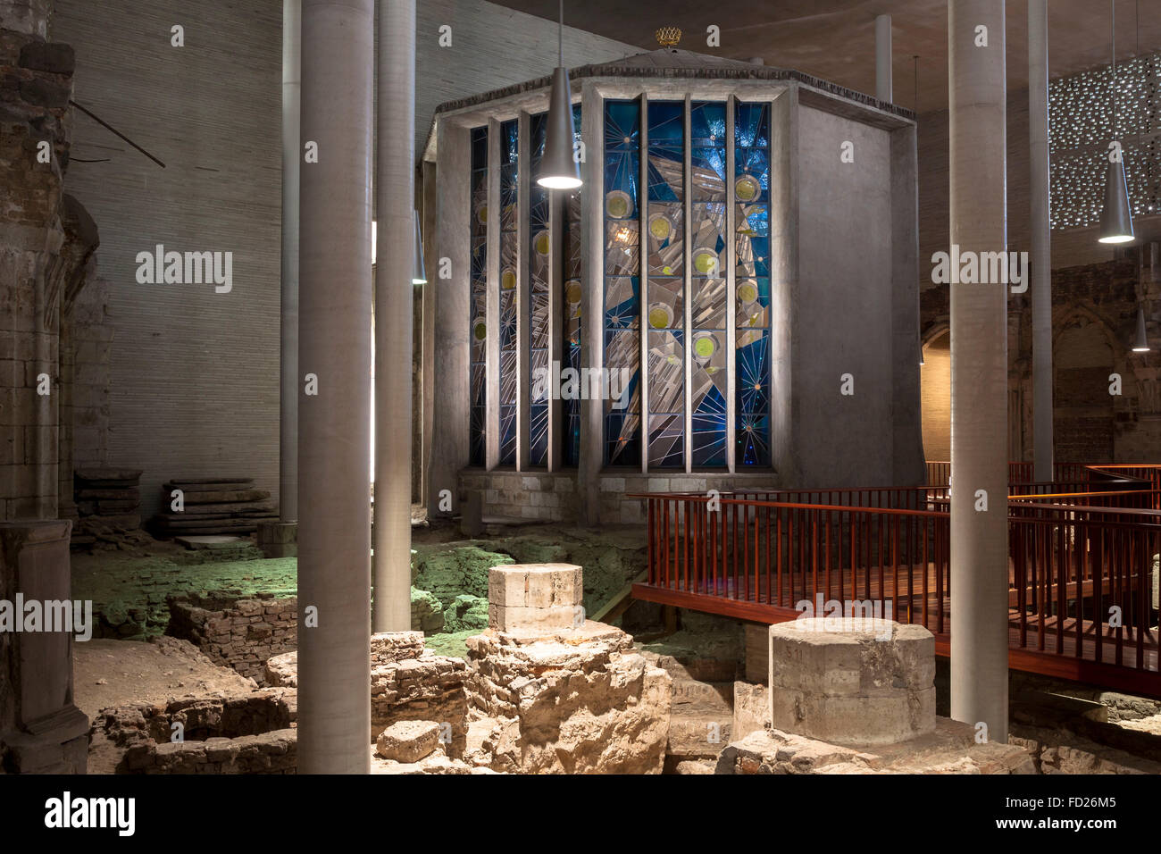 Europe, Germany, Cologne, diocesan museum Kolumba in the city Stock ...