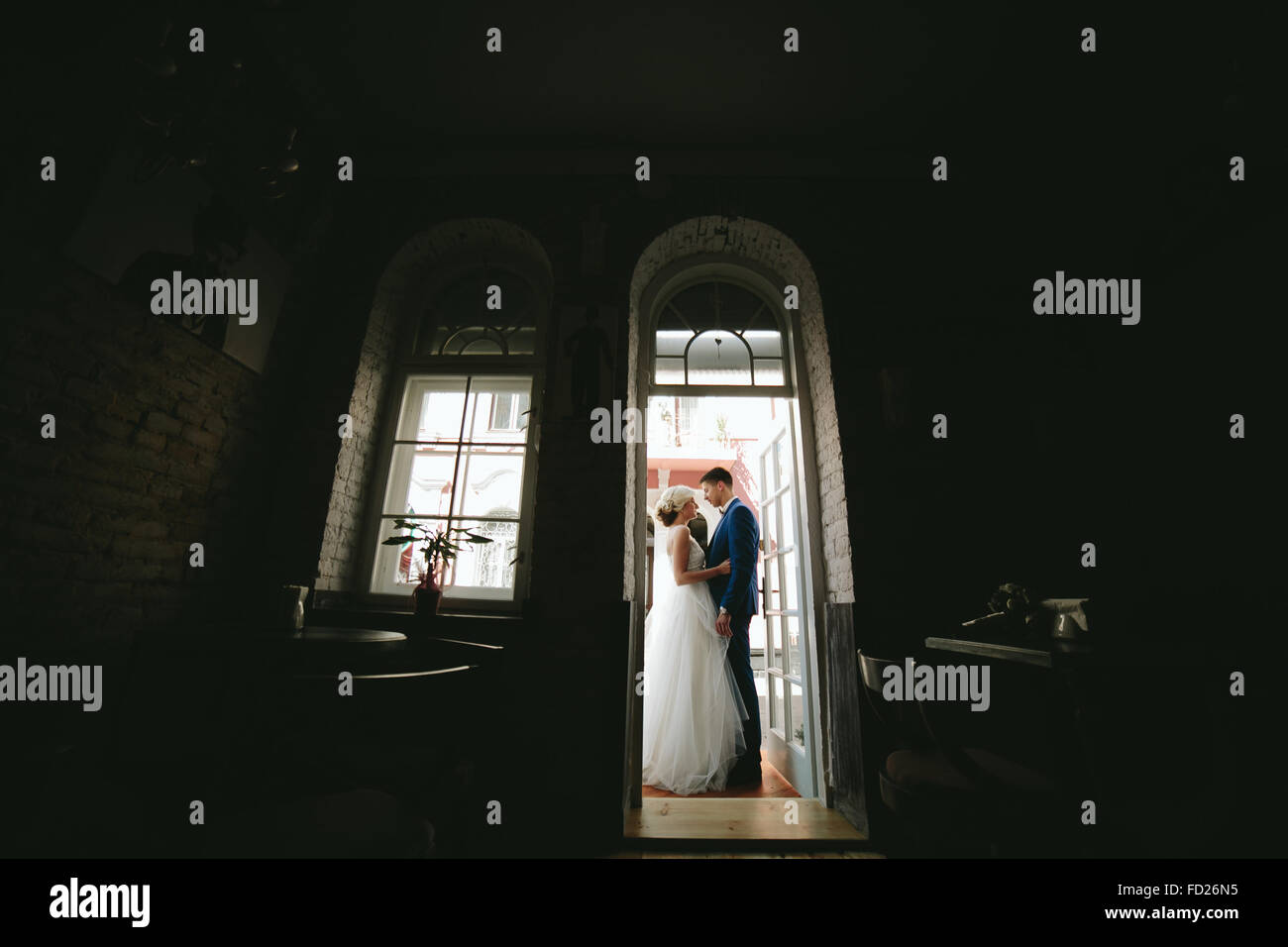 bride and groom in wedding day Stock Photo - Alamy