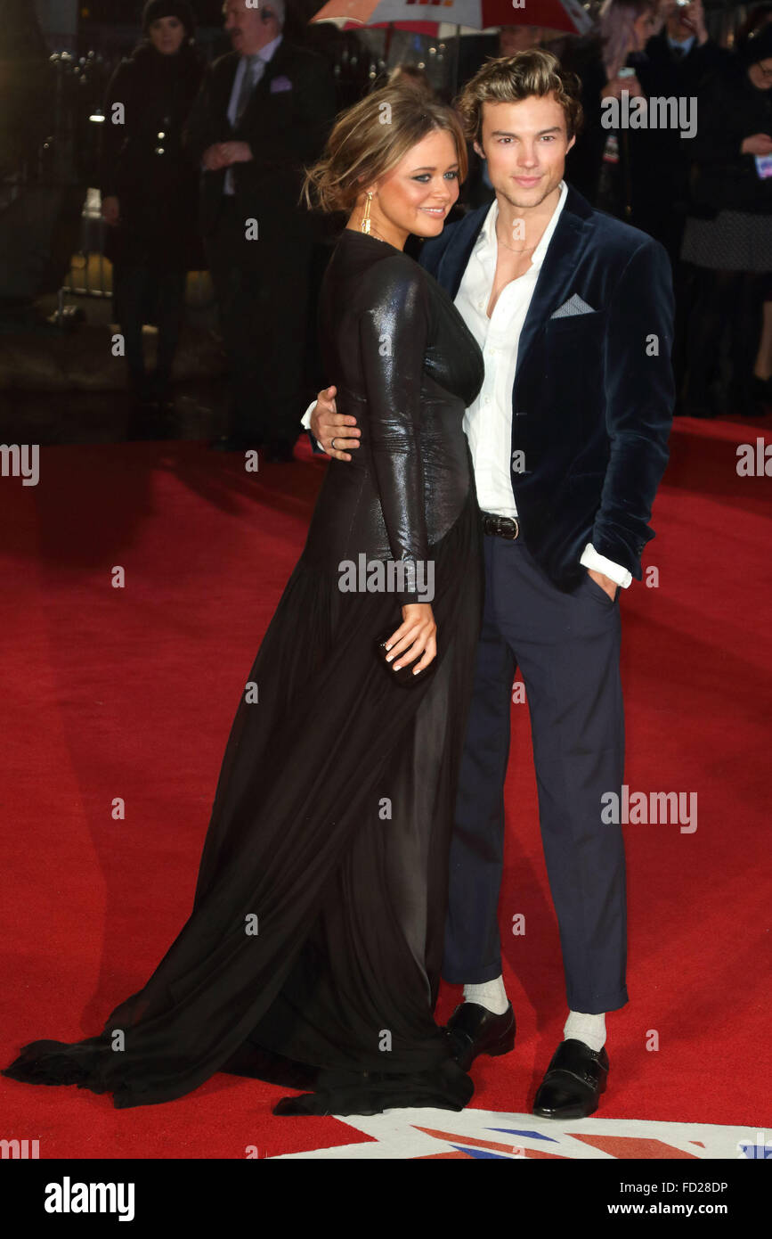 London, UK. 26th January, 2016. Emily Atack at 'Dad's Army' World ...