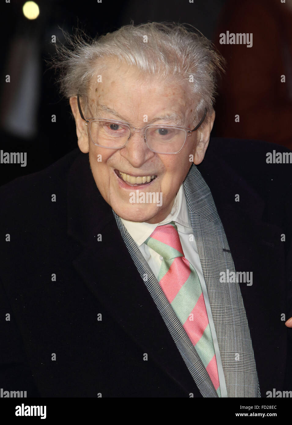London, UK. 26th January, 2016. Jimmy Perry at 'Dad's Army' World ...
