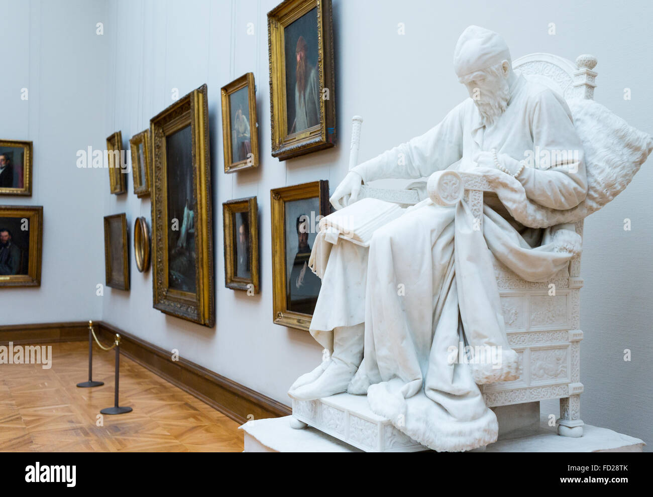 Russia, Moscow, masterpieces od Russian art in the Tretjakov Gallery ...