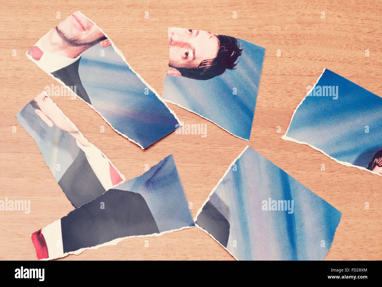 Torn photograph hi-res stock photography and images - Alamy