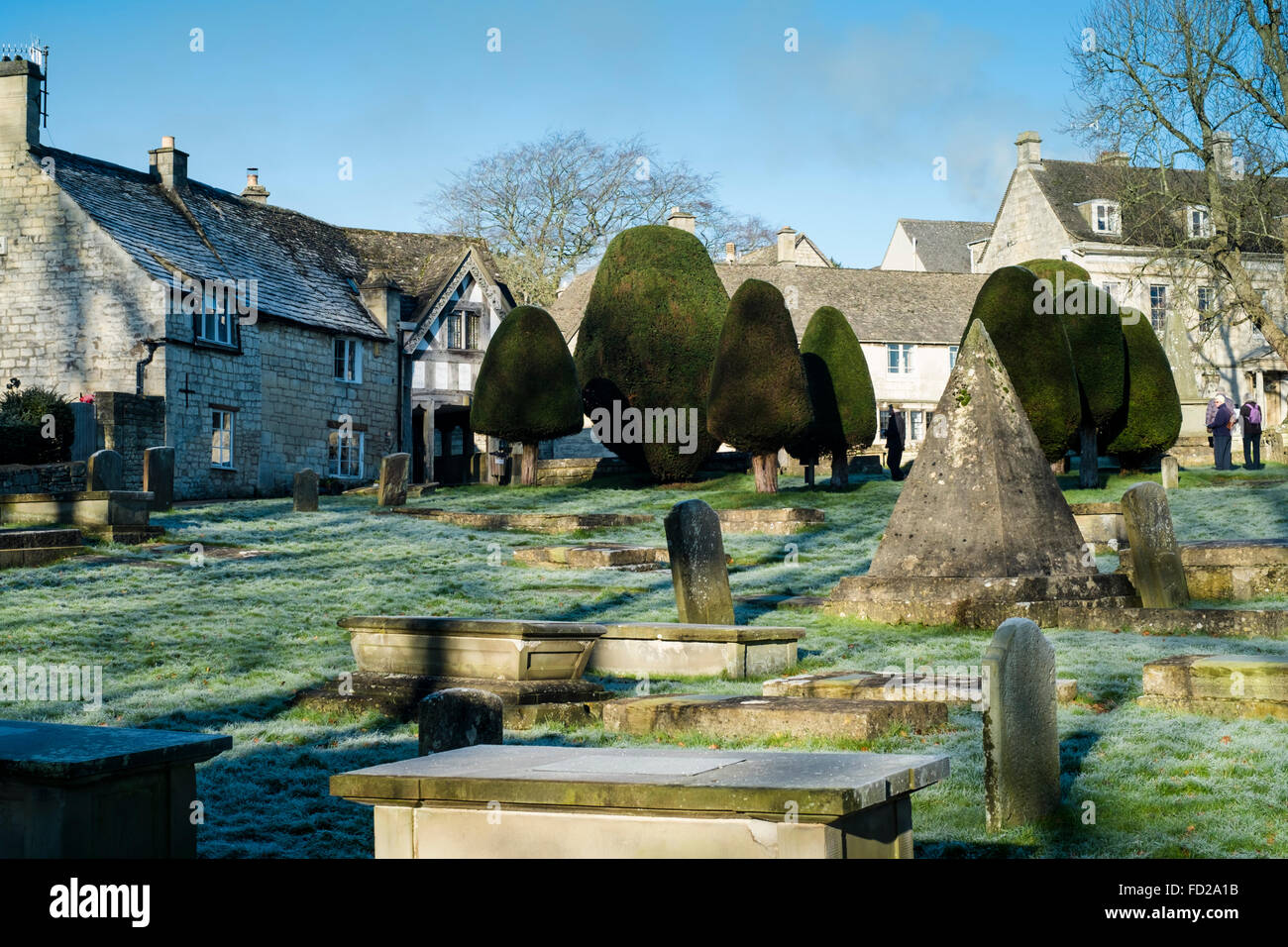 Painswick village in the Cotswolds Gloucestershire England UK Stock ...