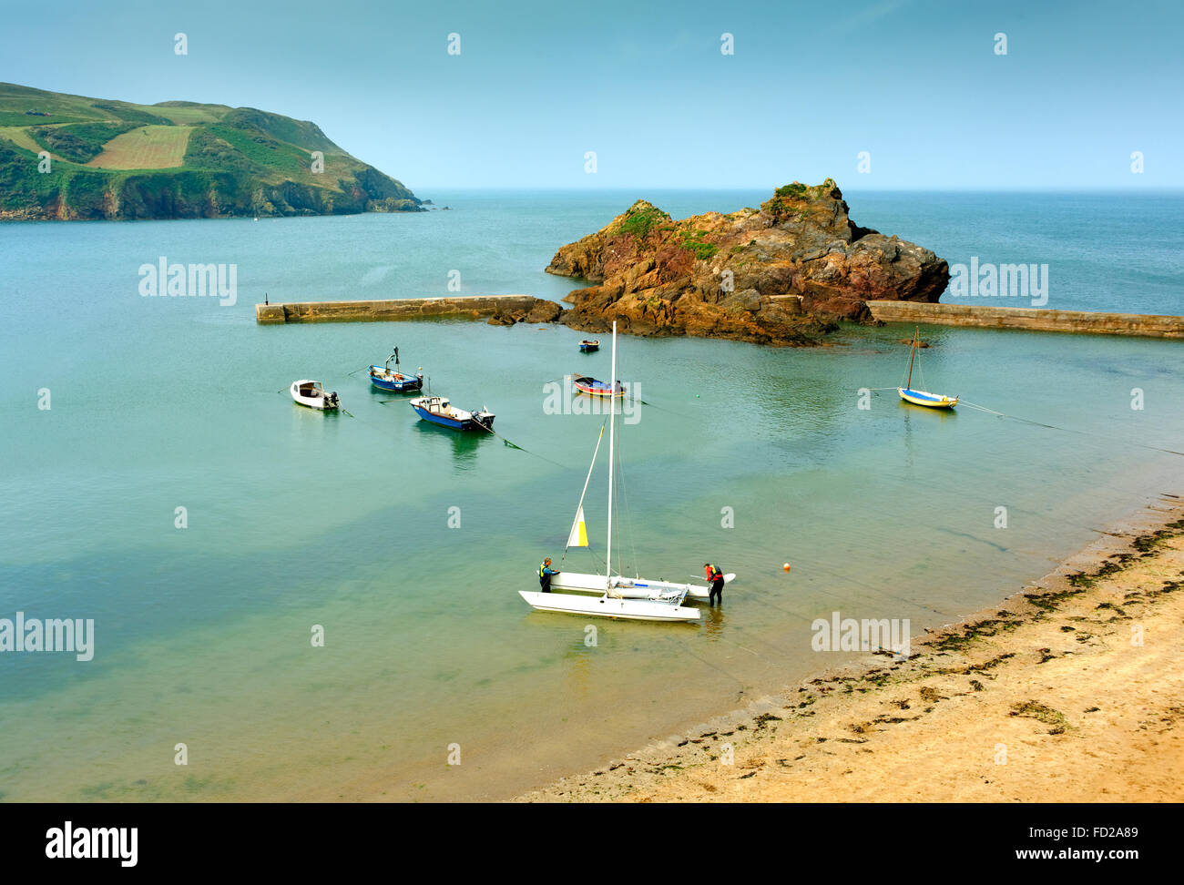HOPE COVE SOUTH DEVON ENGLAND Stock Photo - Alamy
