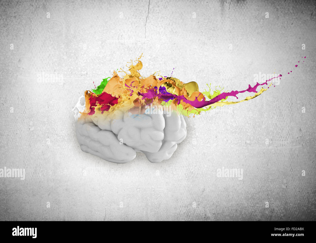 Head paint splatter icon hi-res stock photography and images - Alamy