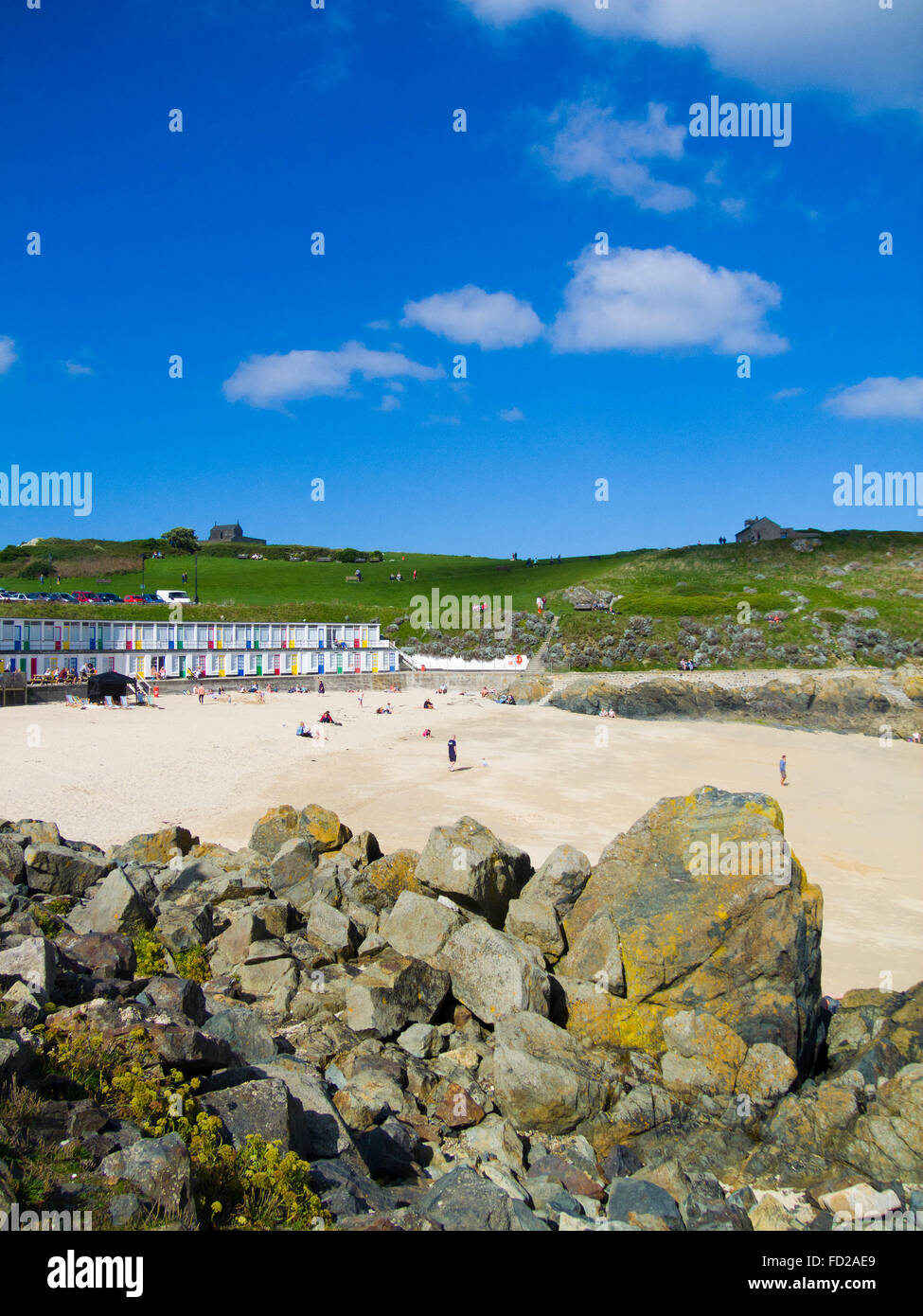 Porthgwidden Beach The Island Or St Ives Head In The Background St porthgwidden-beach-the-island-or-st-ives-head-in-the-background-st