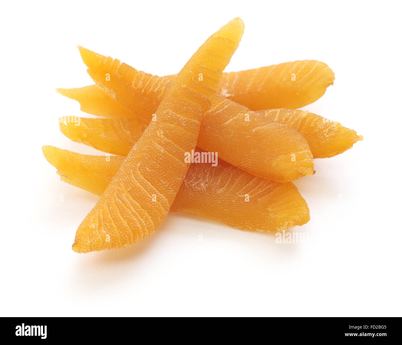 dried herring roe, japanese food isolated on white background Stock ...