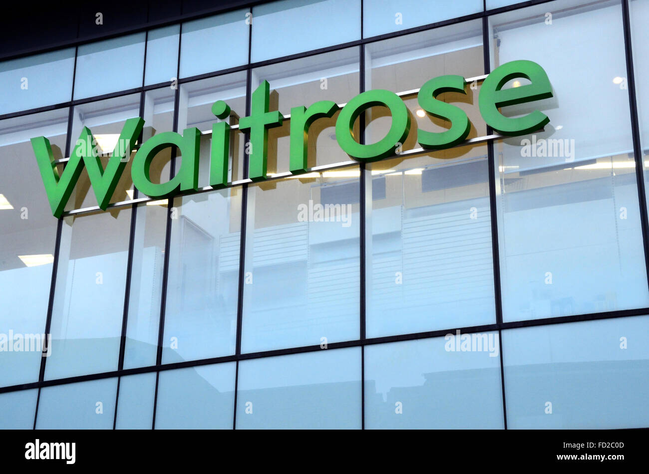 A view of the outside of the Waitrose store in Windsor, Berkshire Stock ...
