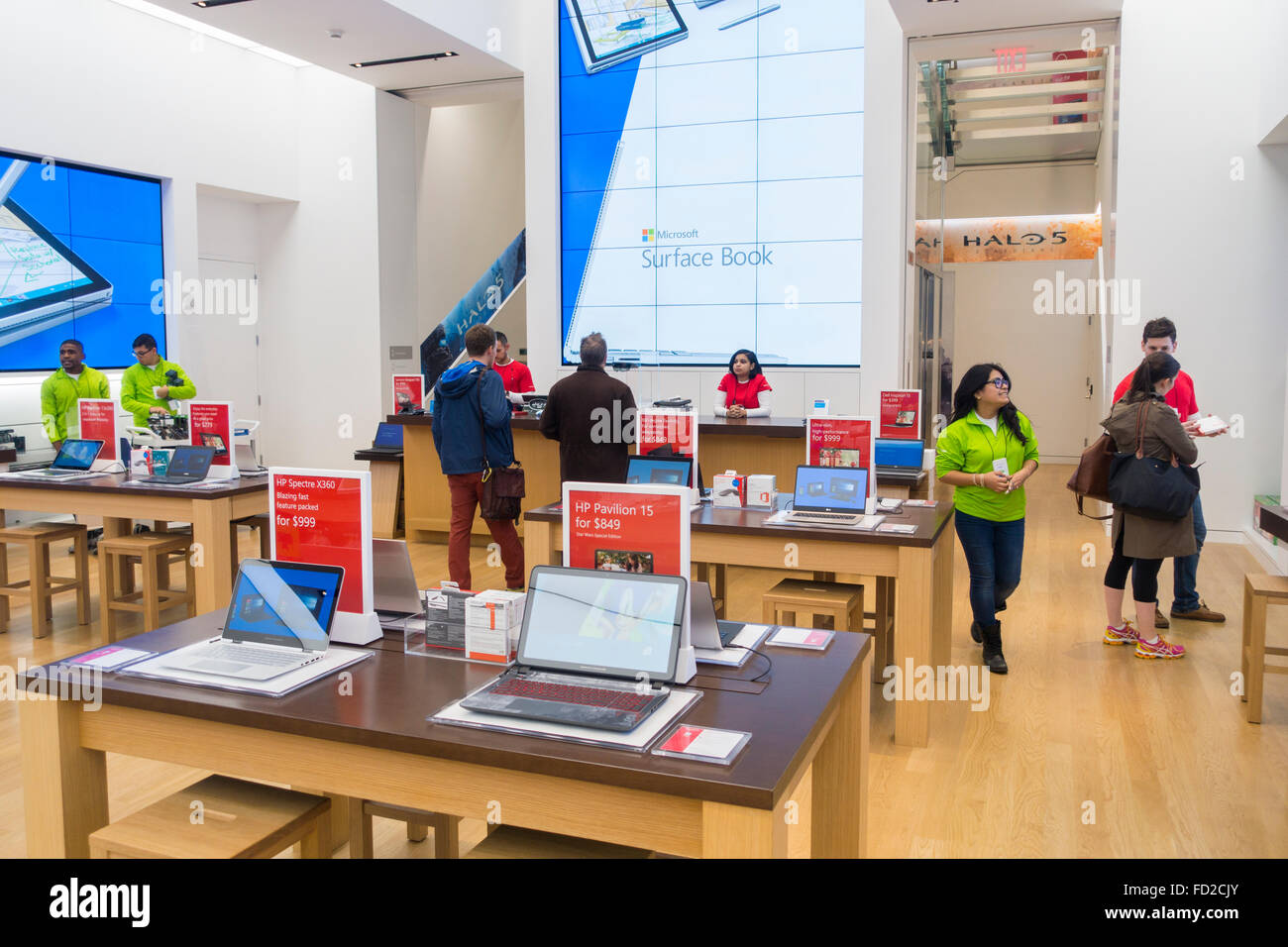 Microsoft Store Interior