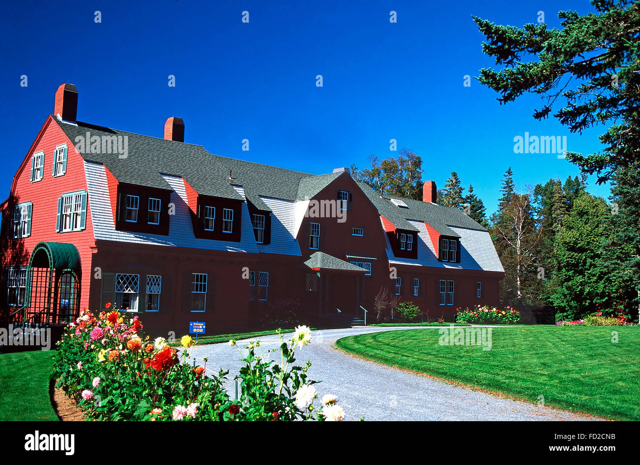 The summer cottage of Franklin Delano Roosevelt,Campobello Island,New ...