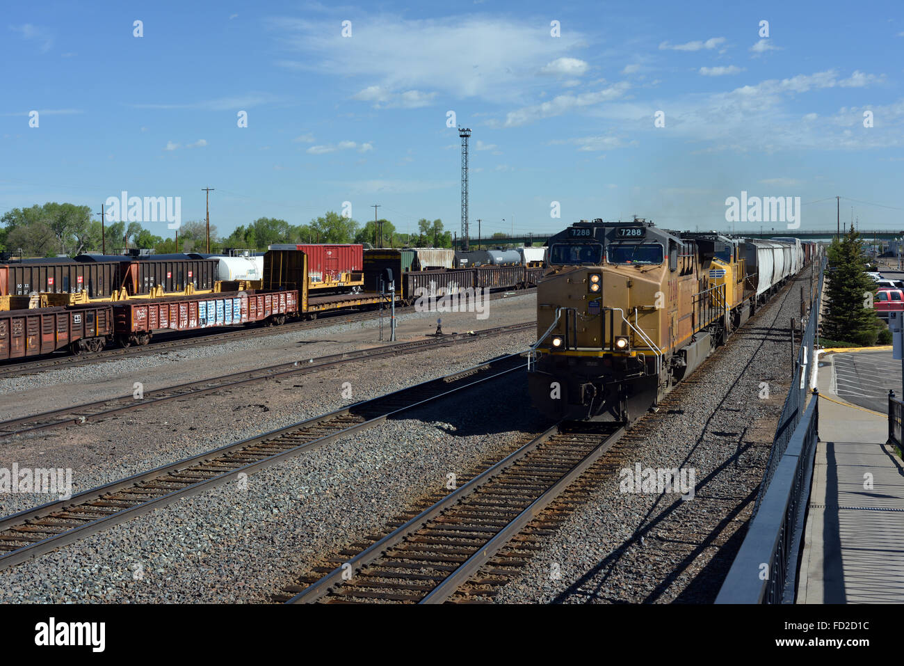 Wyoming rail hi-res stock photography and images - Alamy