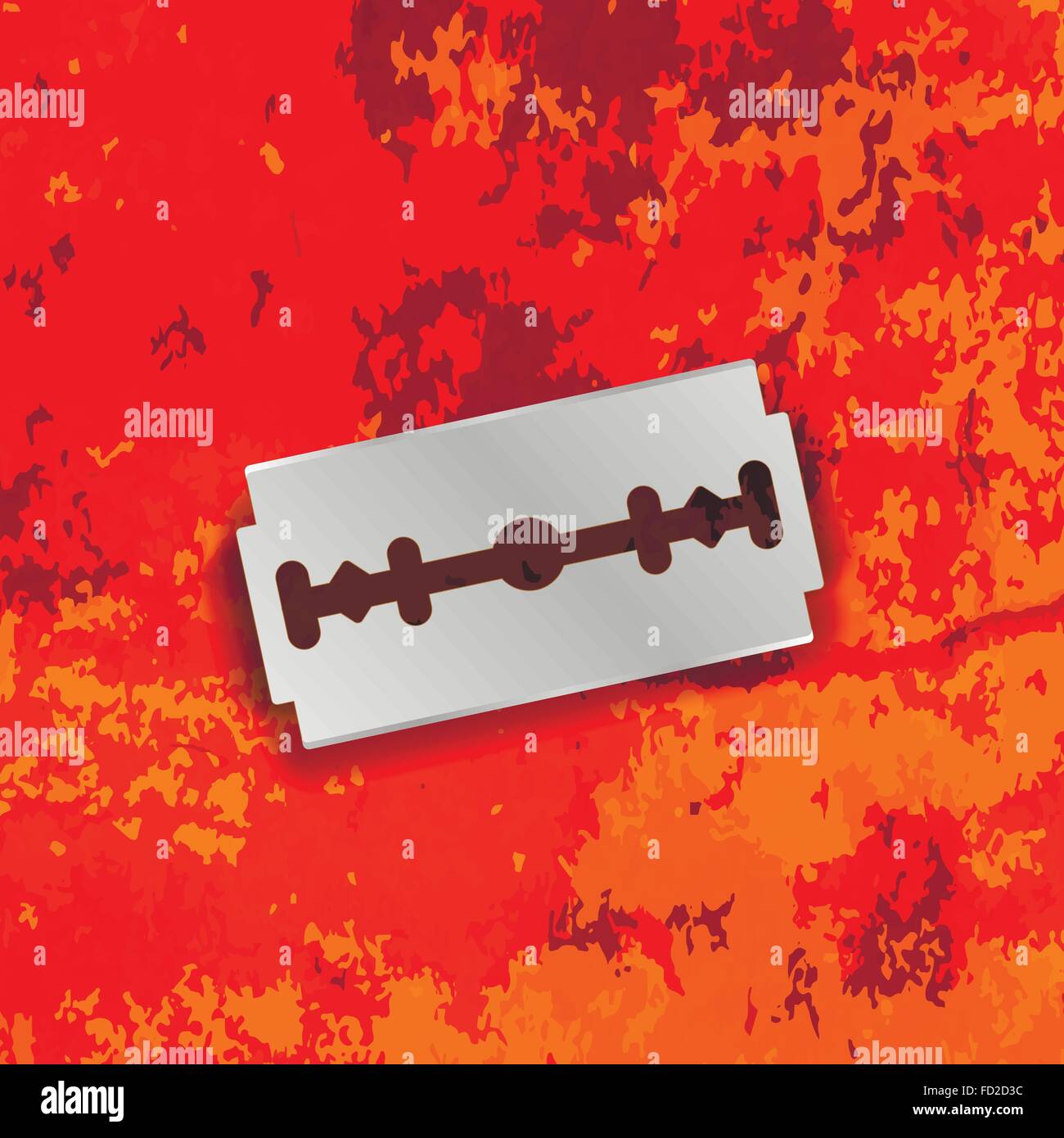 Sharp razor blade icon Stock Vector Images - Alamy