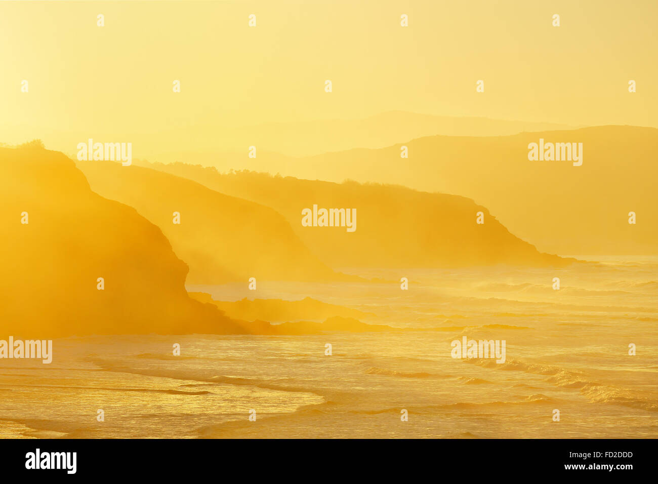 Hazy yellow hi-res stock photography and images - Alamy