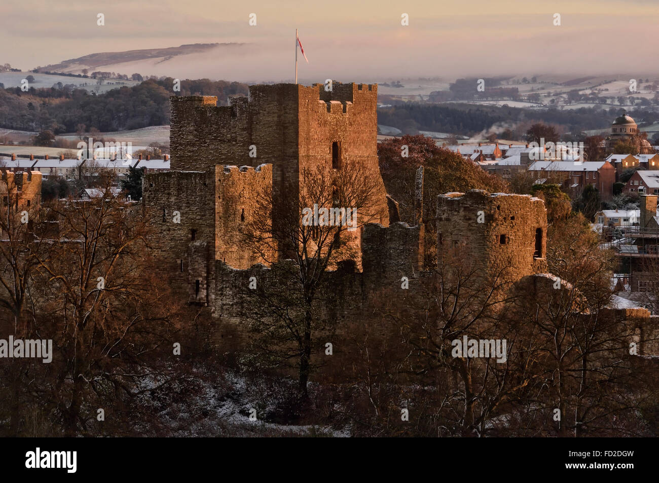 Ludlow Castle. Ludlow. Shropshire. England. UK. Europe Stock Photo - Alamy