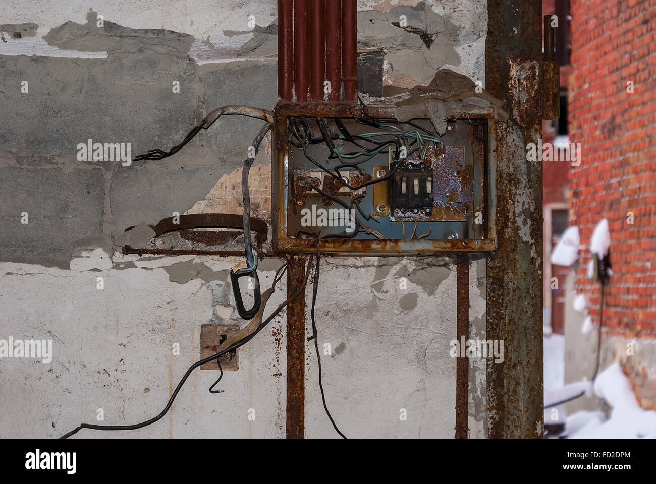 Broken Junction Box High Resolution Stock Photography and Images - Alamy