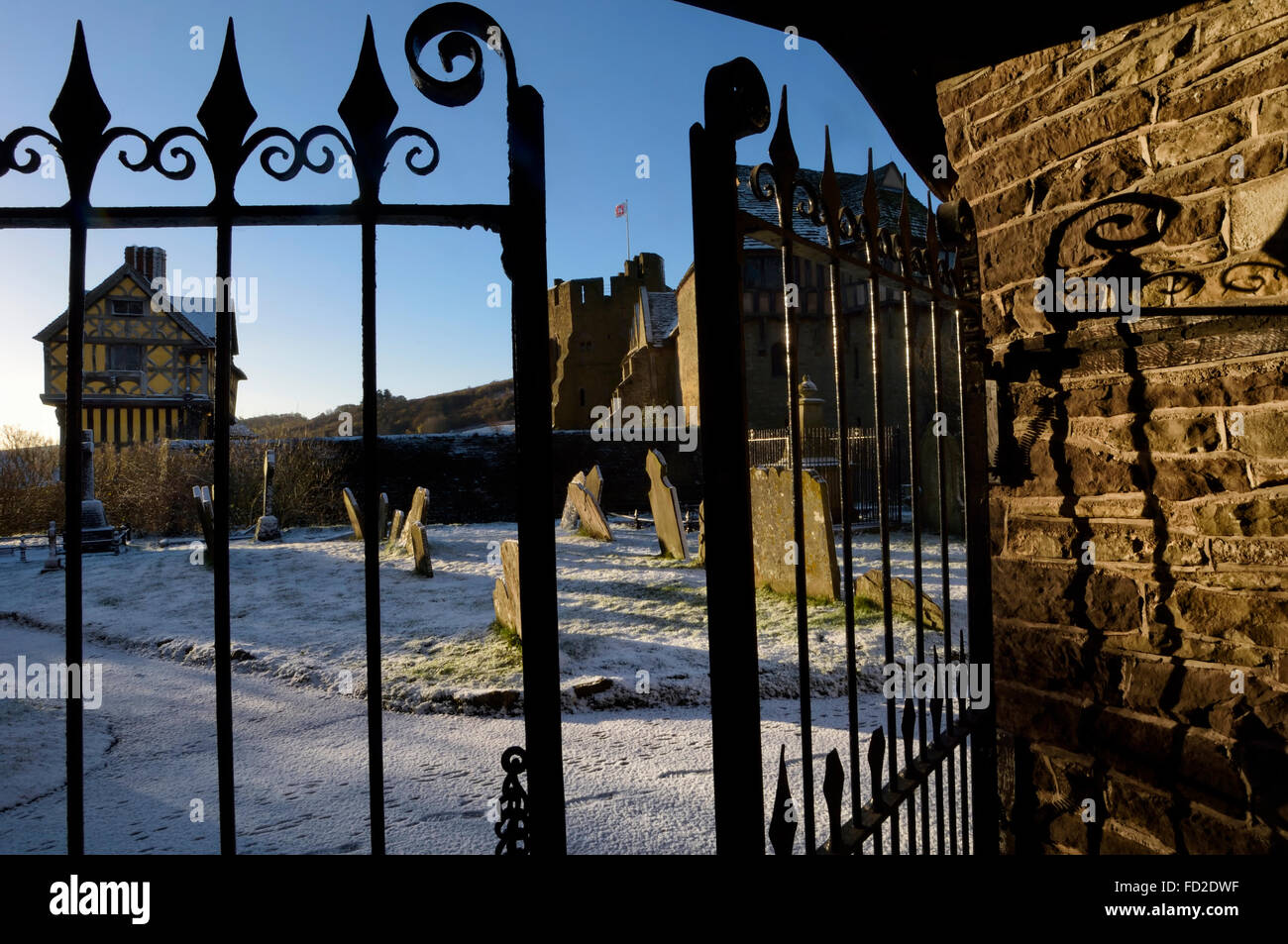 Stokesay Castle. Shropshire. England. UK. Europe Stock Photo - Alamy
