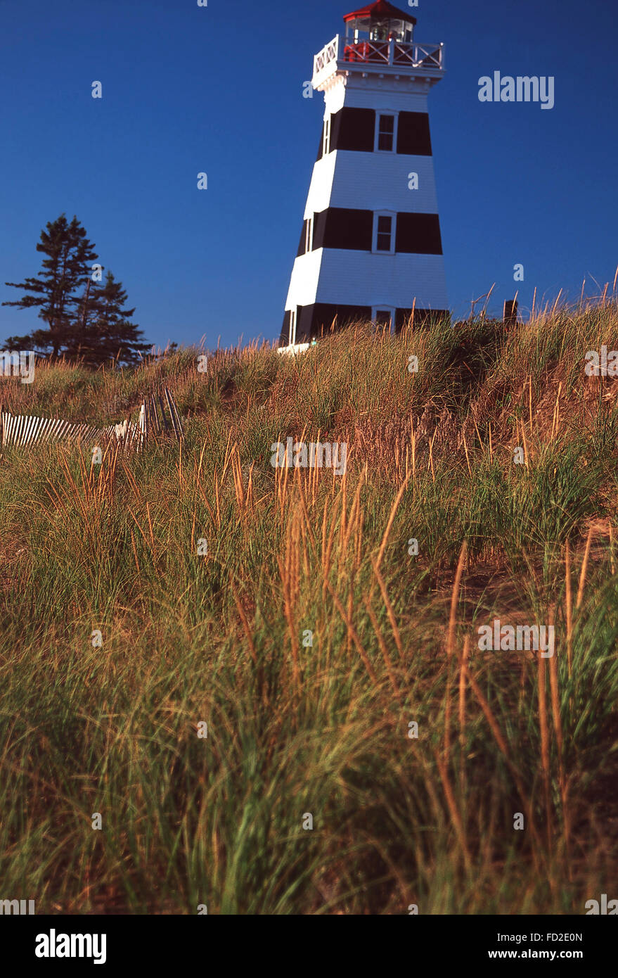 West Point Lighthouse,Cedar Dunes Provincial Park,Prince Edward Island ...