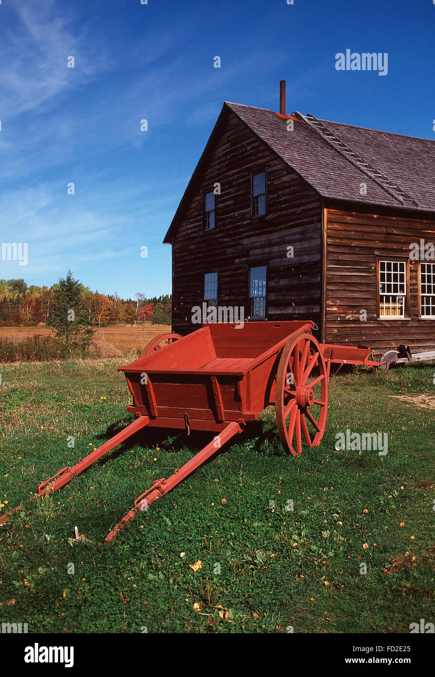 Historical acadian village new brunswick hi-res stock photography and ...