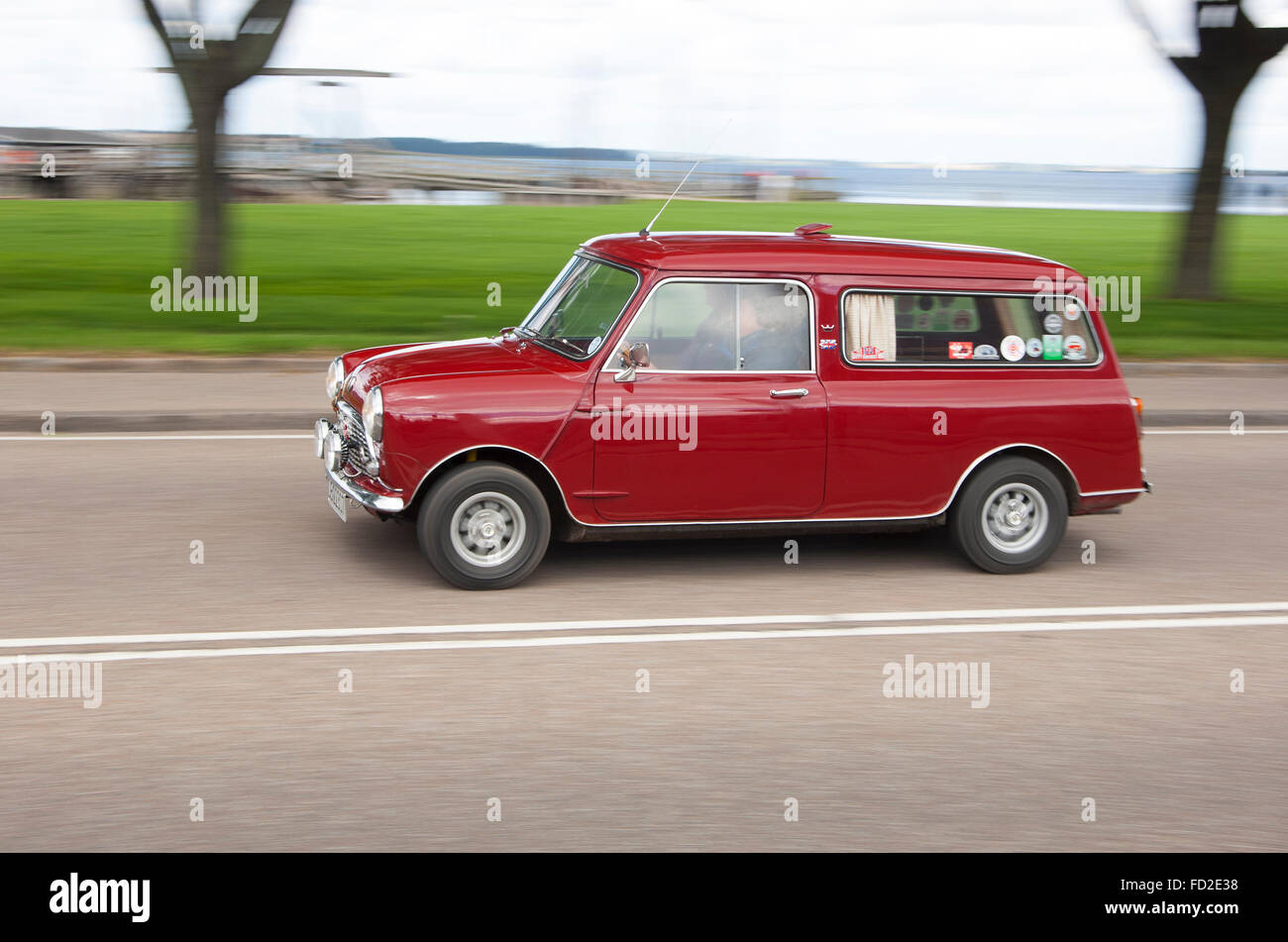 Classic austin mini van hi-res stock photography and images - Alamy