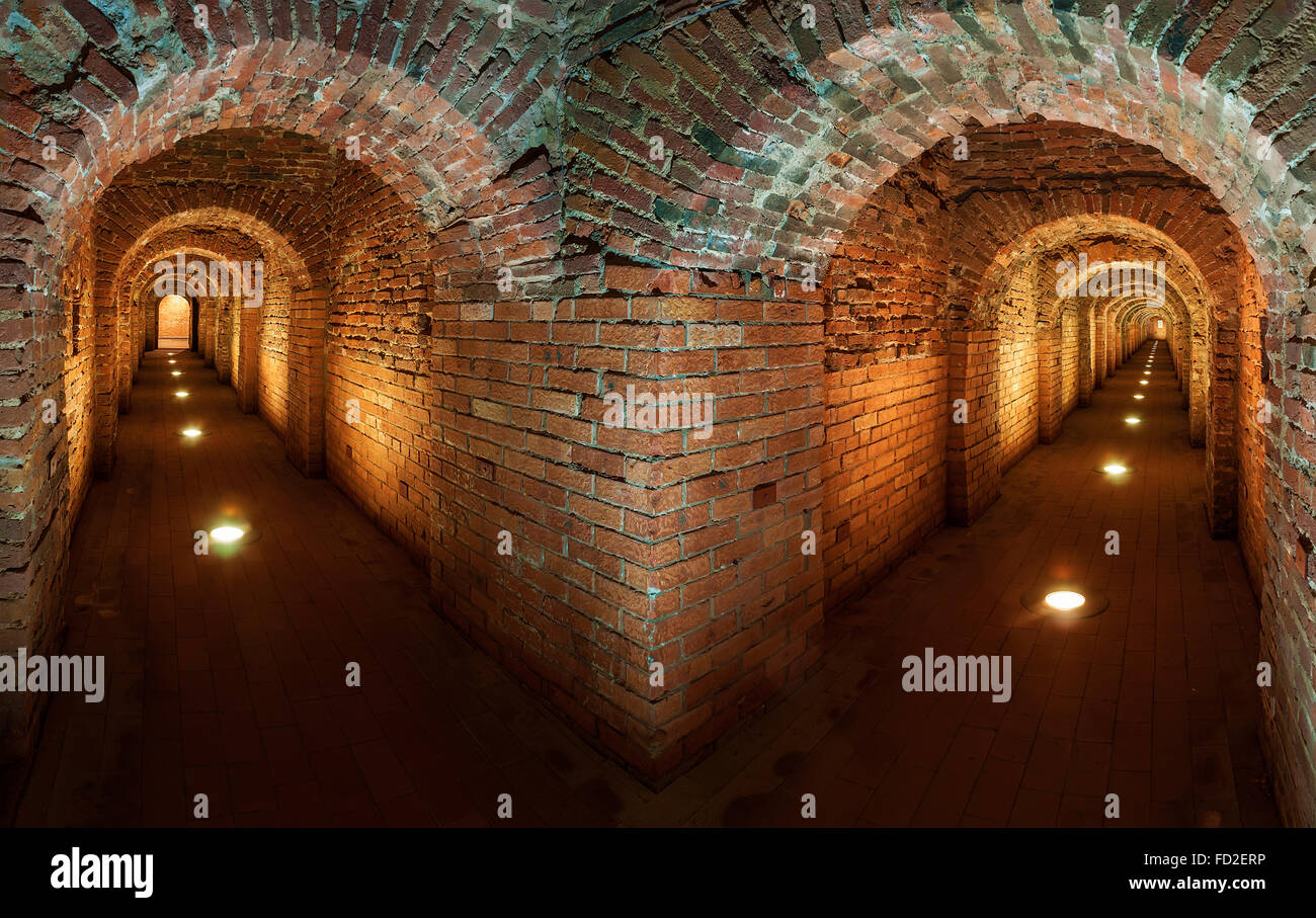 Underground secret passage Stock Photo - Alamy