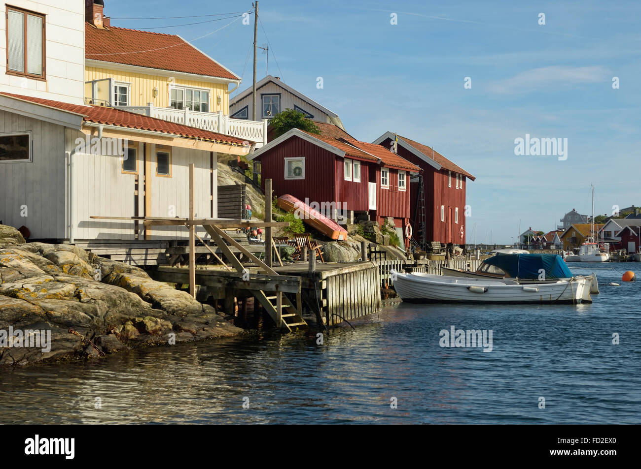 Gullholmen island. Bohuslän. Götaland. West Sweden Stock Photo - Alamy