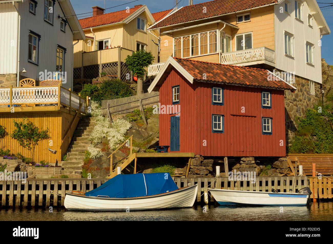Gullholmen island. Bohuslän. Götaland. West Sweden Stock Photo - Alamy