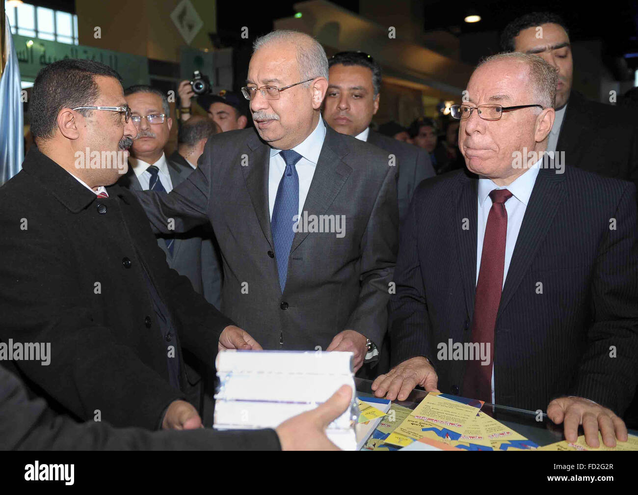 Cairo, Egypt. 27th Jan, 2015. Egyptian Prime Minister Sherif Ismail ...
