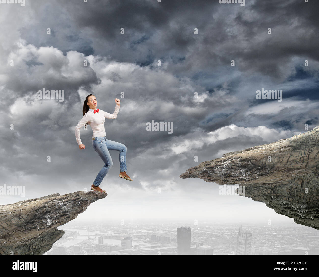 Executive in running pose hi-res stock photography and images - Alamy