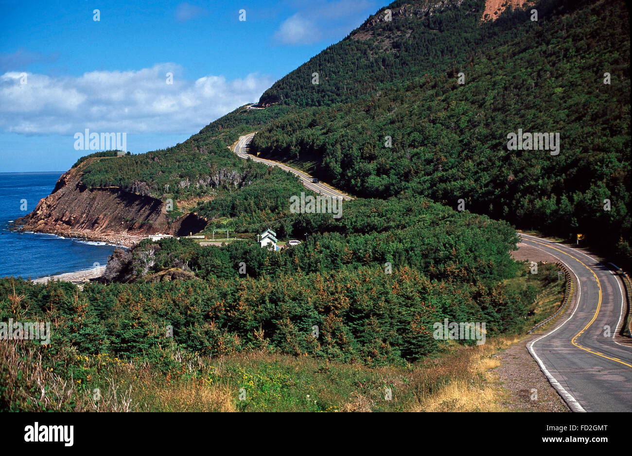 Coastline of French Mountain,Cape Breton Highlands National Park,Nova ...