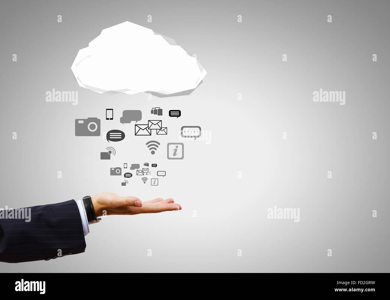 Laptop flow chart button icon hi-res stock photography and images - Alamy