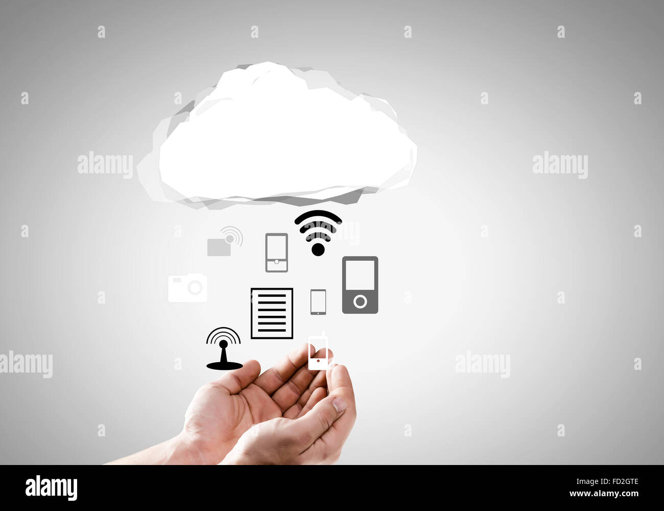 Laptop flow chart button icon hi-res stock photography and images - Alamy