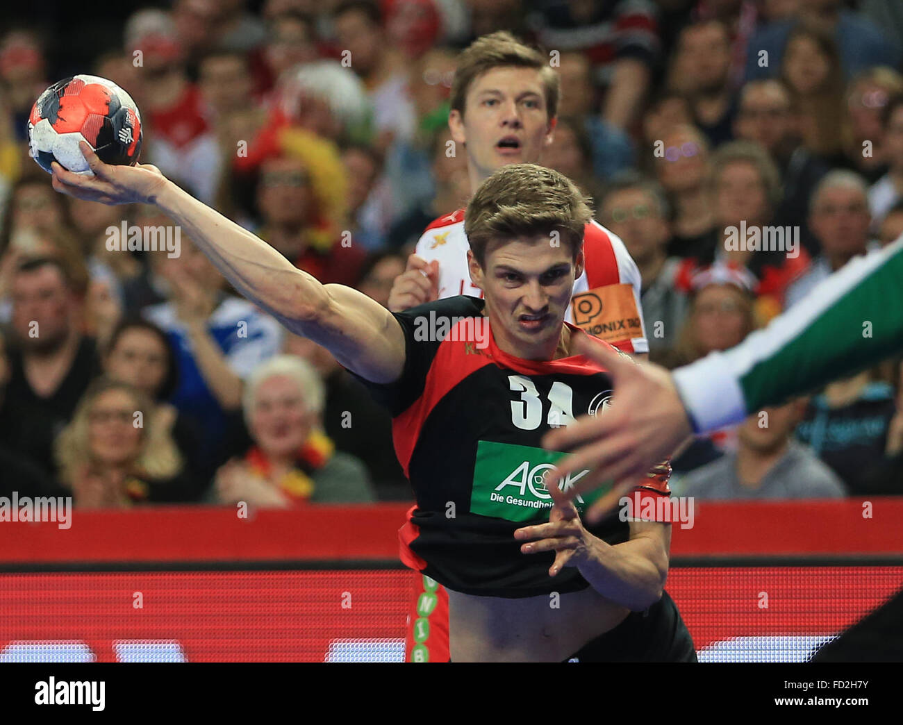Wroclaw, Poland. 27th Jan, 2016. Germany's Rune Dahmke in action during ...