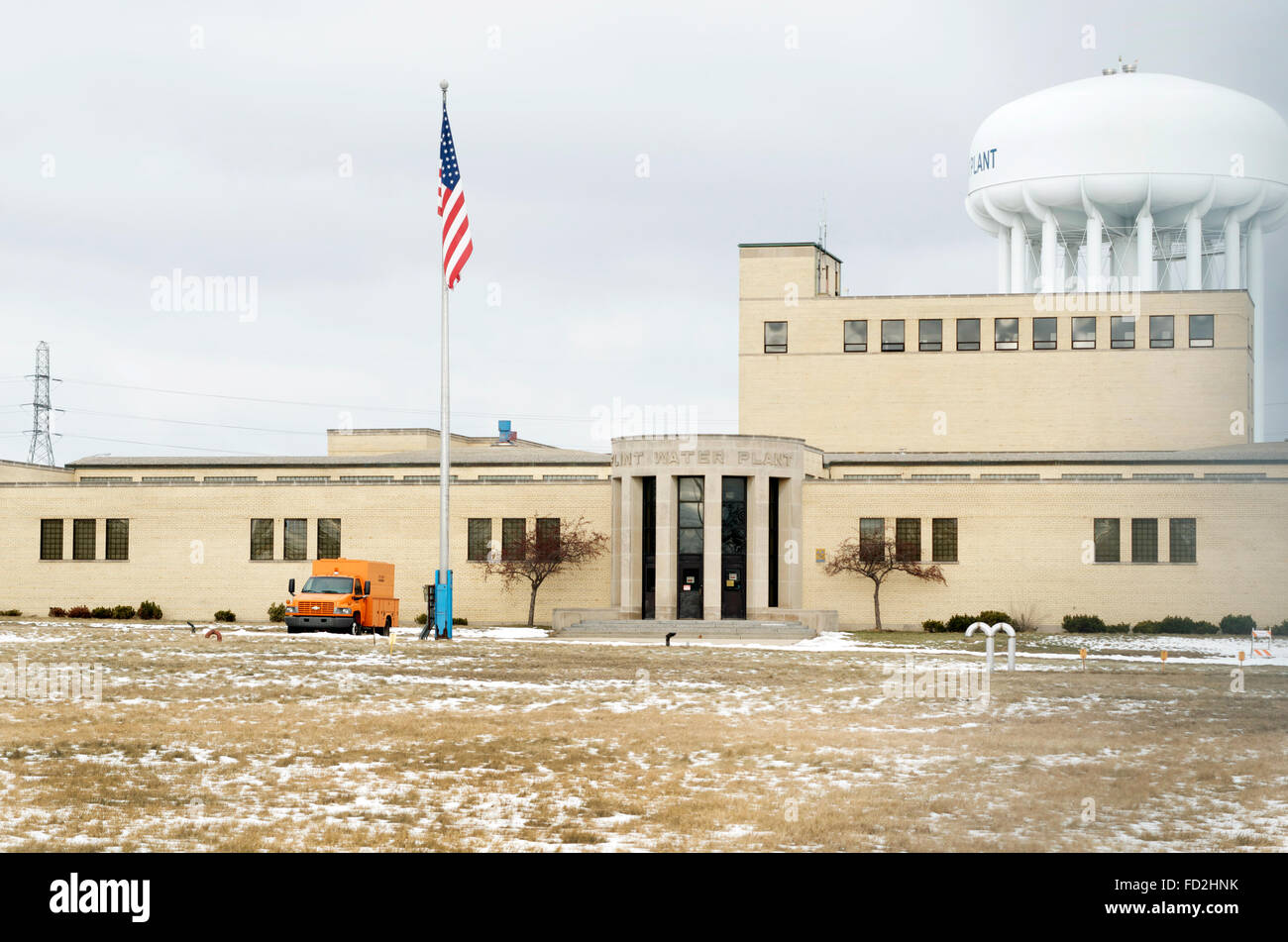 City of Flint Water Plant in Flint, Michigan USA 2016 Stock Photo - Alamy