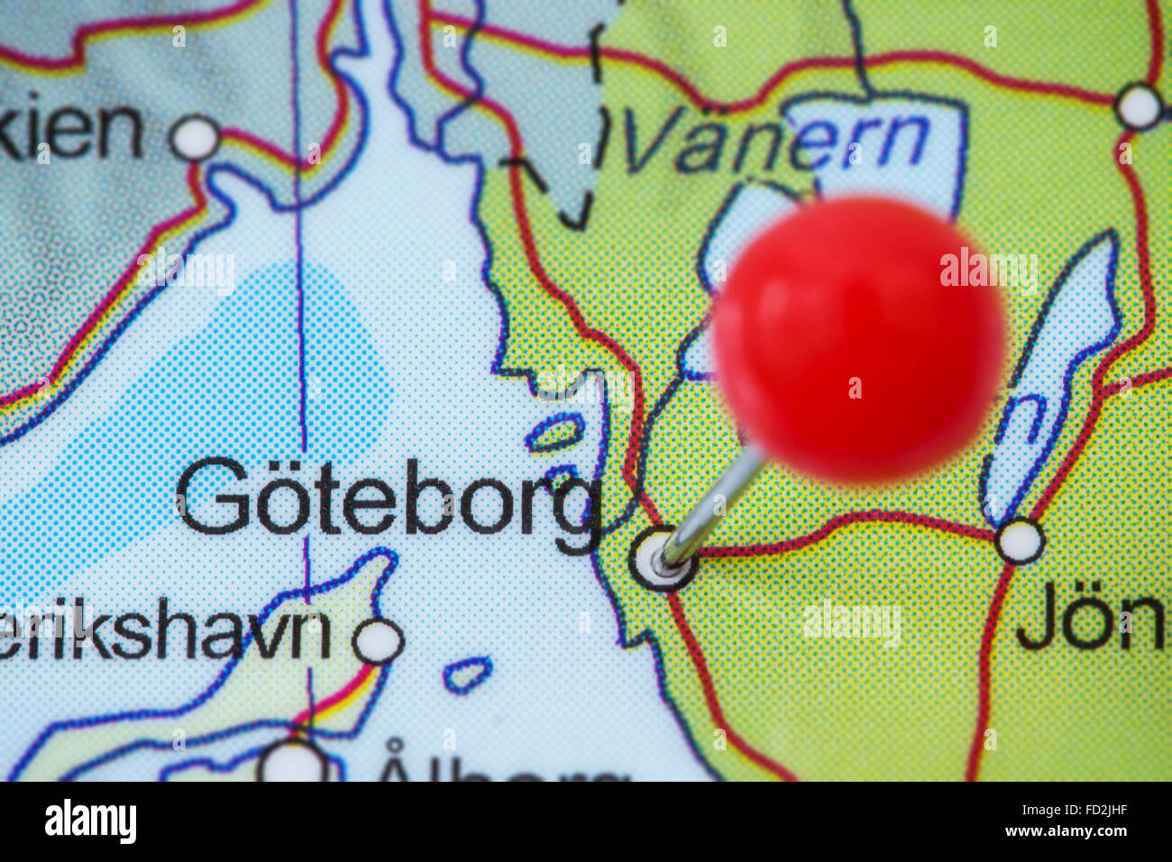 Map of gothenburg hi-res stock photography and images - Alamy