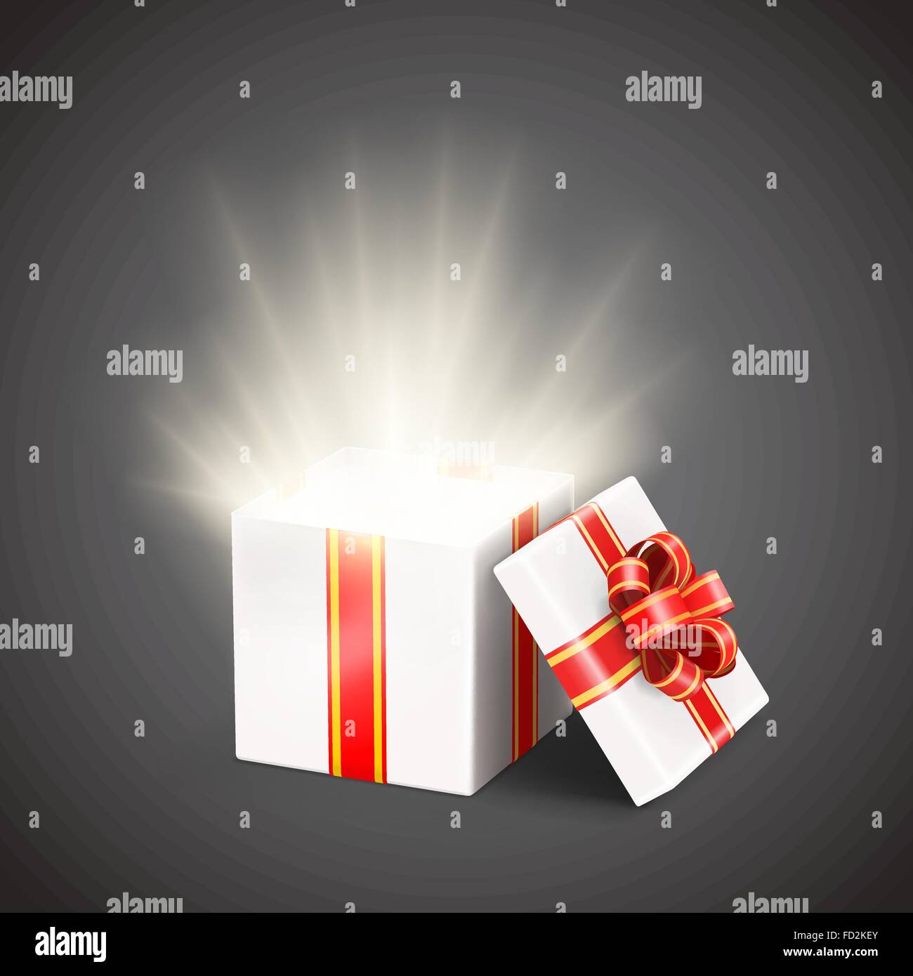 Opened gift box Stock Vector Image & Art - Alamy
